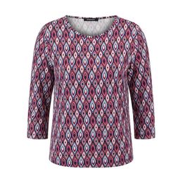 Peter Hahn - Rundhals-Shirt mit 3/4-Arm, mehrfarbig, Gr. 42 / M