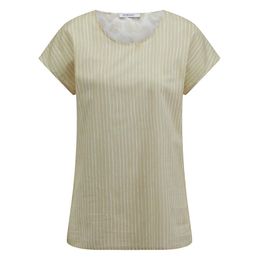 Peter Hahn - &Auml;rmellose Bluse, beige, Gr. 44 / L - Baumwolle