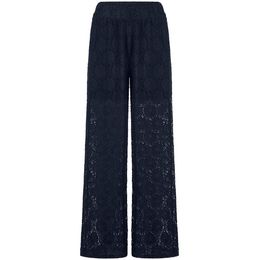 Peter Hahn - Hose mit weitem Bein, blau, Gr. 48 / XL