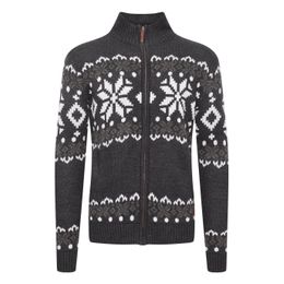 !Solid SOLID Herren Strickjacke "Strickjacke SDNoran", grau, Gr. XL, Obermaterial: 100% Polyacryl PAN., Strickjacken