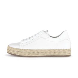 Gabor Damen Sneaker "Sneaker low", Gr. 41, wei&szlig;, Schuhe