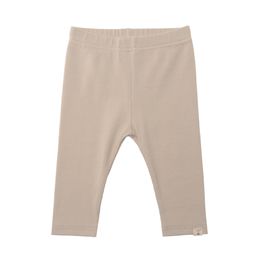 Liliput M&auml;dchen Leggings "Little One"beige, Gr. 110, unifarben, 95% Baumwolle, 5% Polyester, Hosen, mit praktischem Dehnbund