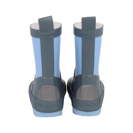 MaxiMo M&auml;dchen Gummistiefel, Gr. 25, blau, Obermaterial: 100% Gummi, Schuhe, zuverl&auml;ssiger Regenschutz, gef&uuml;ttert, Profilsohle
