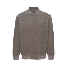 H.I.S. H.I.S Herren Cordjacke "- Blouson mit Rei&szlig;verschluss", beige, Gr. L, unifarben, Cord, Obermaterial: 100% Polyester, Jacken, Pilotenjacke /