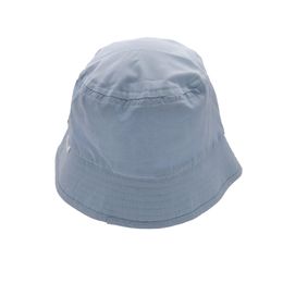 MaxiMo Jungen Fischerhut, grau, Gr. 49, unifarben, Popeline, Baumwolle, H&uuml;te, sch&uuml;tzt vor UV, mit Bindeband, bequem, basic, Baumwolle