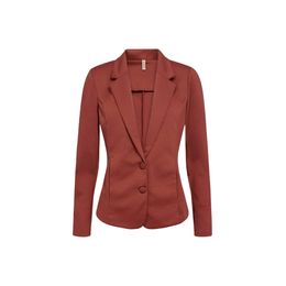 soyaconcept Damen Blusenblazer "Soya Concept Blazer SC_DANIELA"4577 mineral rot, Gr. S, Obermaterial: 73% Polyester, 24% Viskose, 3% Elasthan, Blazer