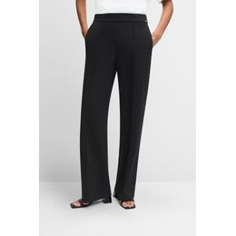 Cinque Damen Marlene-Hose "CISILASSO"schwarz, Gr. 40, unifarben, Web, Obermaterial: 52% Polyester, 21% Polyamid, 17% Viskose, 10% Elasthan, Hosen,