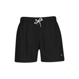 Gant Herren Badeshorts "Badeshorts SWIM SHORTS", schwarz, Gr. L, Obermaterial: 100% Polyamid PA., Badehosen