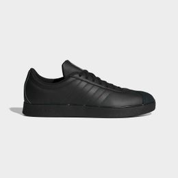 Herren Sneaker "VL COURT MER", adidas Performance, Gr. 42,5, schwarz, Leder, Synthetik, Schuhe, Mercedes AMG Motorsport