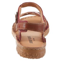 Josef Seibel Damen Sandale "Ivy 08", Gr. 43, braun, Leder, used, Schuhe, Klettschuh, Riemchensandale, Weite F (normal)