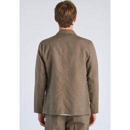LINDBERGH Herren Anzugsakko "Sakko Relaxed Fit", braun, Gr. M, Obermaterial: 55% Baumwolle, 45% Leinen, Sakkos