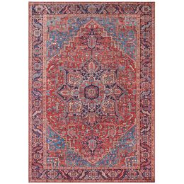 Teppich Hanse Home, B:160cm H:5mm L:230cm, rot, Polyester, Wohnzimmer, Teppiche, "Amata", Orientalisch, L&auml;ufer, Vintage, Wohnzimmer, Schlafzimmer,