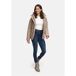 Marikoo Damen Winterjacke "Yeminaa"taupe grau, Gr. XXL, Obermaterial: 100% Polyester. Futter: 100% Polyester. Wattierung: 100% Polyester.