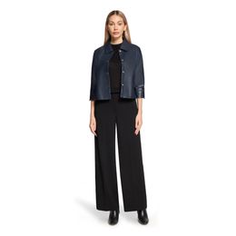 Betty Barclay Damen Jackenblazer "Damen mit Rei&szlig;verschluss", blau, Gr. 48, Obermaterial: 100% Polyurethan, 100% Polyester, Blazer