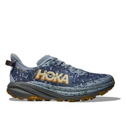 Hoka One One Herren Trailrunningschuh "Speedgoat 6 Gore-Tex", Gr. 42, blau, Synthetik, Textil, Schuhe, mit stark profiliertem Laufsohlenprofil,