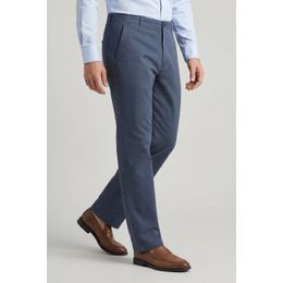 Herren Stoffhose "90S STRAIGHT COMFORT COTTON", blau, Gr. 32, Calvin Klein Jeans, unifarben, Web, Obermaterial: 97% Baumwolle, 3% Elasthan, Hosen,