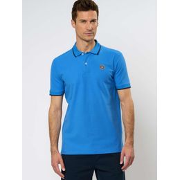 VINSON Herren Kurzarmhemd "VINSON 2-pack Polo VMRonald"palace blau, schwarz sapphire, Gr. XXL, Obermaterial: 50% Baumwolle, 50% Polyester, Hemden