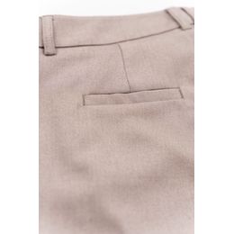 Bugatti Damen Stoffhose, beige, Gr. 40, unifarben, 63% Polyester, 34% Viskose, 3% Elasthan, Hosen, mit geradem Beinverlauf