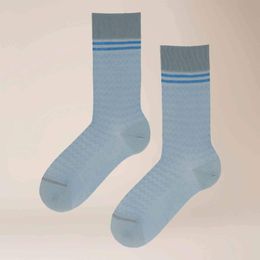 Kunert Damen Socken "Socke Arrow Graphic", Gr. 39, blau, Obermaterial: 80% Viskose CV. 18% Polyamid PA. 2% Elasthan EL., Socken