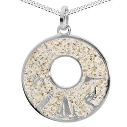 OSTSEE-SCHMUCK Damen Kette mit Anh&auml;nger "OSTSEE-SCHMUCK Kette mit Anh&auml;nger Fischland-Dar&szlig;-Zingst", 50cm, Silber 925 (Sterlingsilber), L: 42, silber,