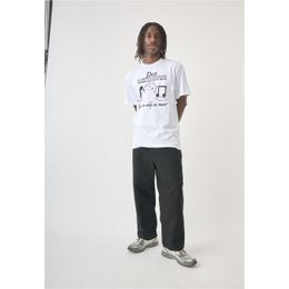 Cleptomanicx Herren T-Shirt, wei&szlig;, Gr. XL, bedruckt, 100% Baumwolle, Shirts, mit coolem Frontprint