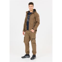 WHISTLER Herren Softshelljacke "Rodney V2", braun, Gr. S, mehrfarbig, unifarben, 100% Polyester, Jacken, in atmungsaktiver Qualit&auml;t