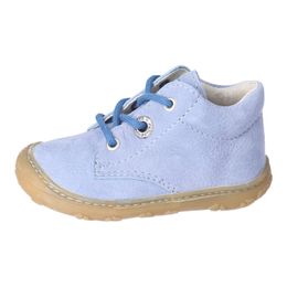 Baby Lauflernschuh "CORY 50, WMS: weit", Pepino BY RICOSTA, Gr. 22cloud, hellblau, Leder, Schuhe, Schn&uuml;rschuh m. Weiten-Me&szlig;system, Leder,