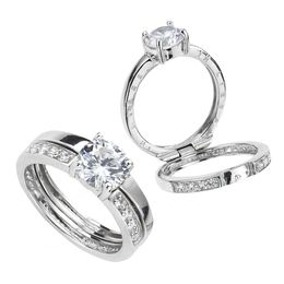 Vivance Damen Fingerring "925 Silber Zirkonia wei&szlig; Gravur "In Liebe"", 020 (63,7), Silber 925 (Sterlingsilber), wei&szlig;, Silber 925 (Sterlingsilber),