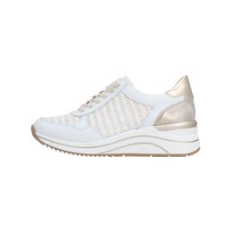 Remonte Damen Sneaker "Remonte Sneaker Synthetik/Textil", Gr. 39wei&szlig;, gold, Synthetik, Textil, Schuhe