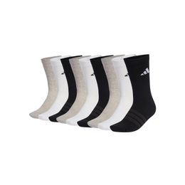 Kurzsocken adidas originals "Socken Cushioned Sportswear Crew Socks 9P 9er Pack", Damen, Gr. 43-45, bunt (schwarz, grau, wei&szlig;), Obermaterial: 56% Baumwolle CO. 40% Polyester PES. 3% Elasthan EL. 1% Polyamid PA., Socken Kurzsocken