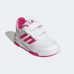 Klettschuh adidas Sportswear "TENSAUR HOOK AND LOOP", M&auml;dchen, Gr. 23, pink (cloud wei&szlig;, team real magenta, core schwarz), Synthetik, Textil, Schuhe Klettschuh, f&uuml;r Kinder mit Klettverschluss