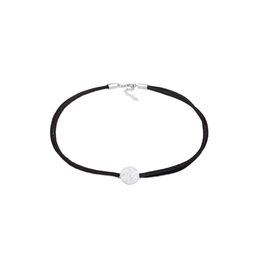 Choker Elli "Halskette Choker Pl&auml;ttchen Halsband 925 Silber" Gr. 36, silber, Halsketten, Damen, ohne Stein, Silber 925 (Sterlingsilber), Choker