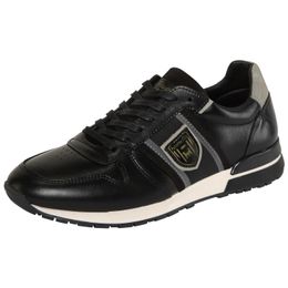 Pantofola d'Oro Sneaker PANTOFOLA D&acute;ORO "SANGANO LOW", Herren, Gr. 43, schwarz, Leder, Schuhe Sneaker, aus Leder