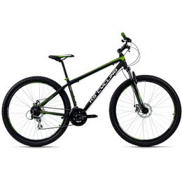 KS-Cycling Mountainbike KS CYCLING "Xceed" Gr. 42, schwarz (schwarz, schwarz), Fahrr&auml;der, Herren, 42cm, 29 Zoll (73,66cm), Mountainbike, f&uuml;r Herren, Kettenschaltung