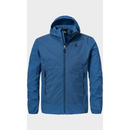 Sch&ouml;ffel Funktionsjacke SCH&Ouml;FFEL "Hybrid Jk Style Blaueis MNS", Herren, Gr. 54, 0840, blau, Oberstoff: 86% Nylon, 14% Elasthan; Oberstoff Vorderteil: 100% Nylon; (Coating: Polyurethan); Futter: 100% Polyester;, regular fit, hoch geschlossener Ausschnitt, Jacken Funktionsjacke