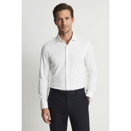 Businesshemd Cinque, Herren, Gr. XXL, N-Gr, wei&szlig;, Jersey, Obermaterial: 100% Baumwolle, unifarben, regular fit normal, Rundhals, 1-Knopf-Manschette, Hemden Businesshemd, Jersey Qualit&auml;t, Regular Fit