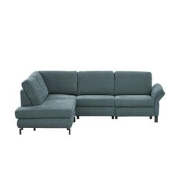 Max Schelling Ecksofa Flachgewebe Maximum Plus t&uuml;rkis/petrol Ma&szlig;e (cm): B: 265 H: 91 T: 200.0 &raquo; M&ouml;bel Kraft