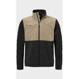 Sch&ouml;ffel Fleecejacke SCH&Ouml;FFEL "Fleece Jk Style Maghera MEN", Herren, Gr. 54, 9990, schwarz, Oberstoff: 100% Polyester; Oberstoff Besatz: 100% Polyester, regular fit, hoch geschlossener Ausschnitt, Jacken Fleecejacke