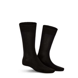 Socken Kunert "Socke Clark", Herren, Gr. 43-46, braun (braun, meliert 8210), Obermaterial: 98% Baumwolle CO. 2% Elasthan EL., Socken Socken