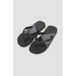 O`Neill Zehentrenner O'NEILL "PROFILE COLOR BLOCK SANDALS", Herren, Gr. 45, schwarz (schwarz out colour block), Synthetik, Schuhe Zehentrenner