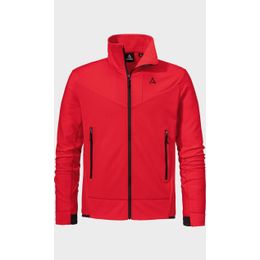 Sch&ouml;ffel Fleecejacke SCH&Ouml;FFEL "Fleece Jkt Style Blaueis MNS", Herren, Gr. 48, 2605, rot, Oberstoff: 94% Polyester, 6% Elasthan, regular fit, hoch geschlossener Ausschnitt, Jacken Fleecejacke