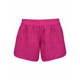 Badeshorts Venice Beach, Damen, Gr. 46, N-Gr, bunt (beere, rose), Microfaser, Polyester, gemustert, Badehosen Badeshorts, mit dezentem Druck