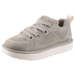 UGG Australia Sneaker UGG "Unisex LO LOWMEL", Herren, Gr. 13 (46), taupe, Textil, Veloursleder, Schuhe Sneaker, Halbschuh, Schn&uuml;rschuh Freizeitschuh mit trendiger Laufsohle