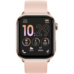 Ice Watch Smartwatch ICE-WATCH "ICE smart 3.0 - 1.78 AMOLED - GPS", rosa (rosa, rosa), Smartwatches, Damen, Smartwatch, Armbanduhr, Damenuhr, Silikonarmband, Bluetooth,digital