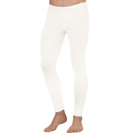 Lange Unterhose TRIGEMA "TRIGEMA Lange Ski/Sport Funktionshose aus Merinowolle", Herren, Gr. XXL, 1 Stk., beige (natur), 80% Wolle (Merinowolle), 20% Polyamid, Unterhosen Lange Unterhose