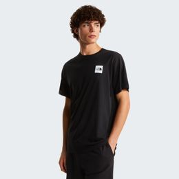 T-Shirt The North Face "M EVOLUTION BOX HALF DOME REGULAR SHORT SLEEVE TEE", Herren, Gr. S, tnf schwarz, Obermaterial: 60% Baumwolle, 40% Polyester, normal, Rundhals, Shirts T-Shirt, normale Passform, Kurzarm, f&uuml;r Sportmode und Outdoormode