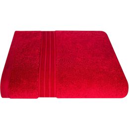 Handtuch Dyckhoff "Siena", rot (granat), B:50cm L:100cm, Frottier, Obermaterial: 100% Baumwolle, Handt&uuml;cher, Handtuch, mit Bord&uuml;re