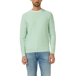 Strickpullover s.Oliver, Herren, Gr. S, mint, Strick, Obermaterial: 100% Baumwolle, unifarben, regular fit normal, Rundhals, Rippstrickb&uuml;ndchen, Pullover Strickpullover, mit Rundhals, Regular Fit