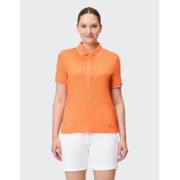 Poloshirt Joy Sportswear "MARIA", Damen, Gr. 46, orange (orange glow), Obermaterial: 88% Polyamid, 6% Elasthan, 6% Polyester, Shirts Poloshirt