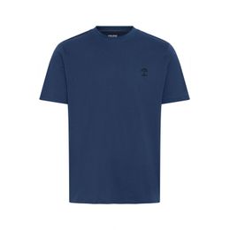 Rundhalsshirt Blend "Rundhalsshirt BHJens", Herren, Gr. M, blau (marineblaus), Obermaterial: 100% Baumwolle CO., Shirts Rundhalsshirt